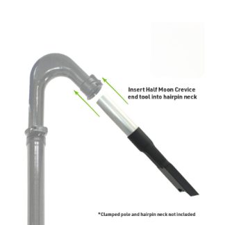 Premium Half Moon Crevice End Tool | Guttersucker Direct